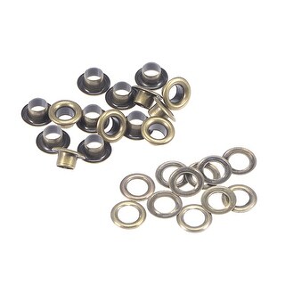Copper Chrome Plated Eyelets with Washers Rivets Bronze for Bags - Bed ...
