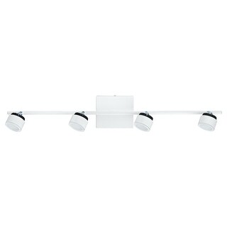 Eglo Armento 4-Light LED Track Light with White and Black Finish - Bed Bath & Beyond - 20114050