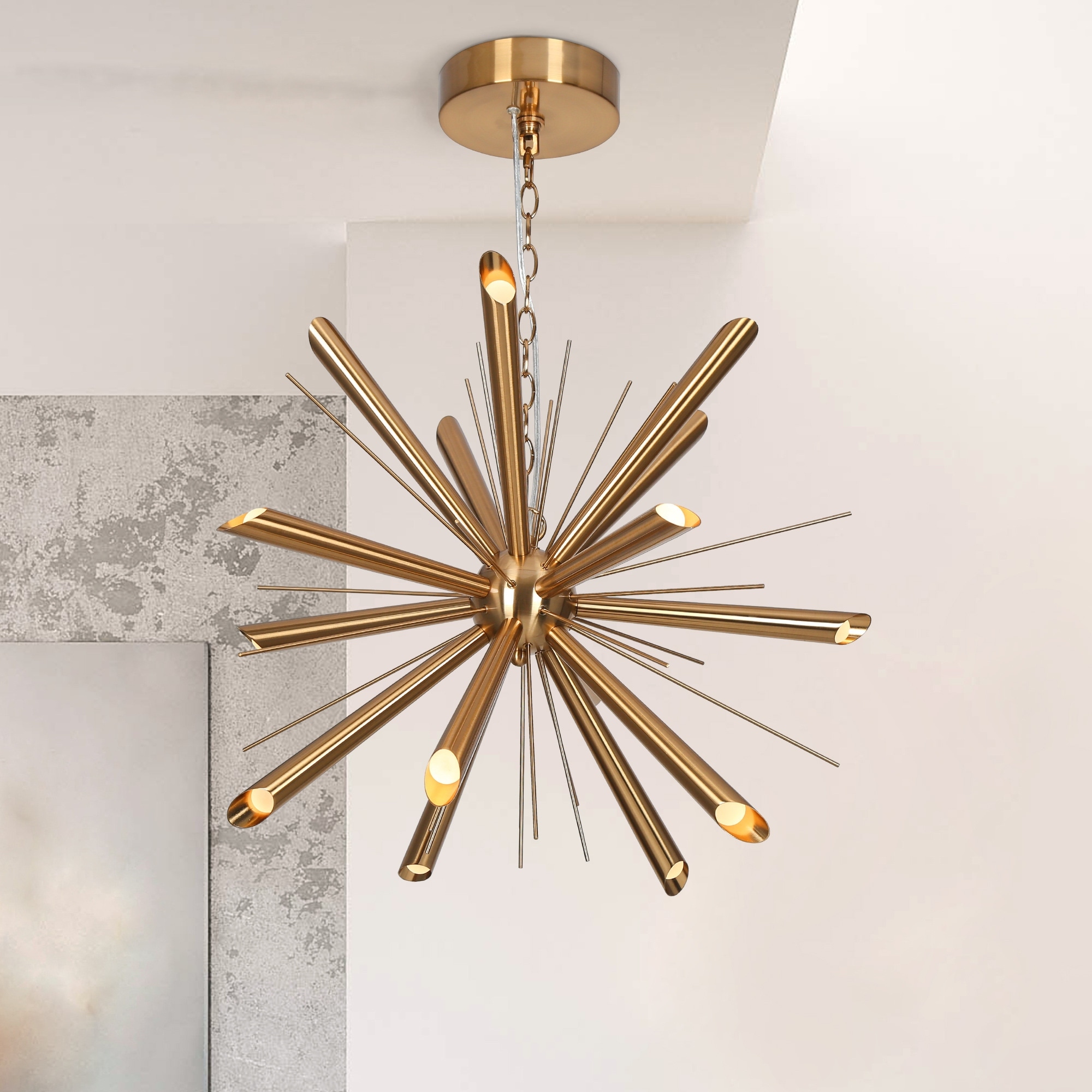 Modern 8-light Cube Chandelier Kitchen Island Geometric Pendant Lights ...