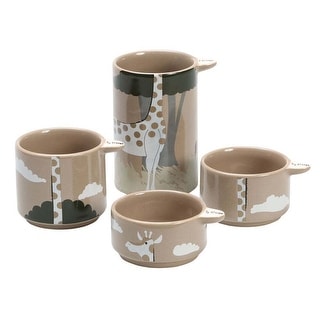 4Pcs Giraffe Nesting Ceramic Measuring Cups - Bed Bath & Beyond - 40024703