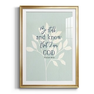 Be Still Premium Framed Print - Ready to Hang - Bed Bath & Beyond ...