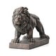 Glitzhome MGO Vintage Sitting & Lying Lion Guardian Garden Statue Porch ...