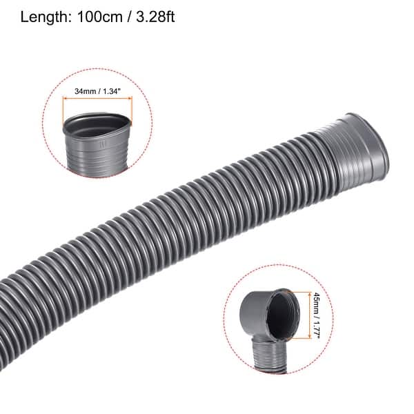 1Pcs Bathtub Drain Pipe 100cm Expandable Tubing Flexible Drainage Hose ...