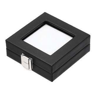 Glass Top Gems Display Box, Diamond Storage Boxes - Black - Bed Bath ...