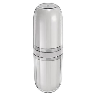 Travel Toothbrush Case with 4 Cups for Travel, Transparent ...