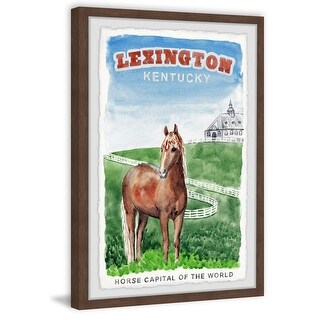 'Lexington Kentucky' Framed Painting Print - Bed Bath & Beyond - 33983802