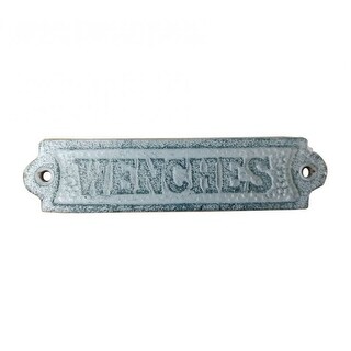 Cast Iron Wenches Sign - 6" - Bed Bath & Beyond - 35734290