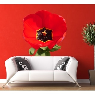 Poppy Flower Wall Decal, Poppy Flower Wall sticker, Poppy Flower wall ...