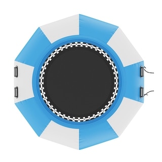 6.5ft Inflatable Recreational Water Trampoline Bounce Swim Platform ...
