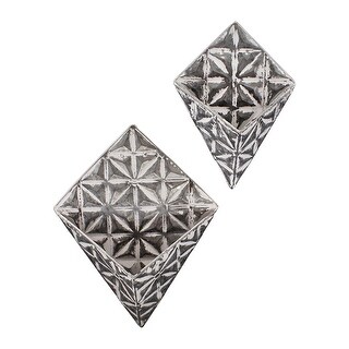 Set of 2 Gray and White Kite Shaped Wall Pockets - Bed Bath & Beyond ...