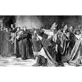 Martin Luther The Great Reformator. Luther Accused By Clergy At The ...