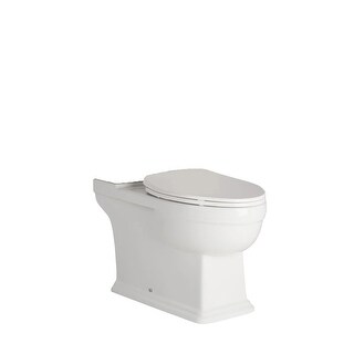 Mirabelle MIRKW240NS Key West Elongated Chair Height Toilet Bowl ...