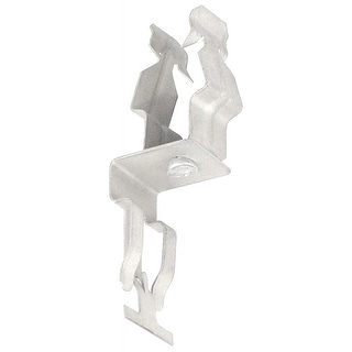 5 Pcs, Push in Conduit Hanger with T Grid Clip, for 1 in. EMT, Zinc ...