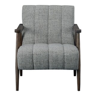 NADAAL STUDIOS Fawn, Accent Chair Top-Grain Leather, Pebbled Grey - Bed ...