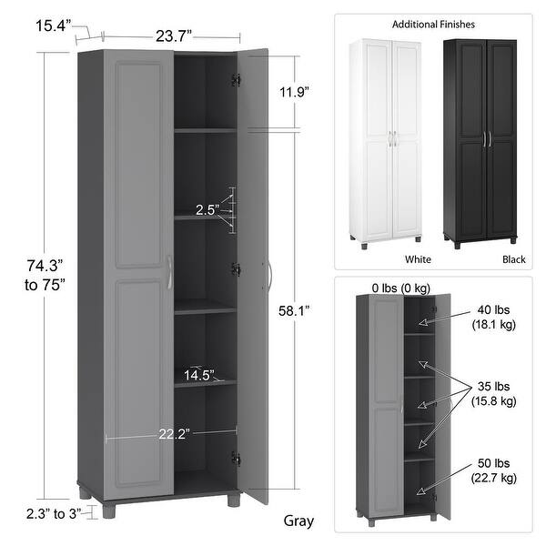 Systembuild Evolution Baldwin 24-inch Storage Cabinet - Bed Bath ...