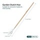 Dutch Push Hoes for Weeding, 51.2'' Stainless Steel Hand Weeder with ...