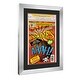 Silver Comic Book Frame with Black Mat - To Display 1 CGC, CBCS or PGX Graded Comic Book - with ...