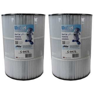 2) Unicel C-9475 Pool Spa CFR 75 Sq Ft Filter Cartridges Element PJ75-4 ...