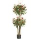 5' Artificial Mini Rose Silk Tree in Black Pot - Bed Bath & Beyond ...