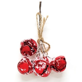 Snowy Red Mini Jingle Bell Pick 5" - Multi - Bed Bath & Beyond - 40259466