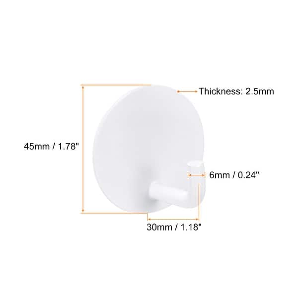 Self Adhesive Hooks, 4 Pack 304 Stainless Steel Sticky Hook Wall Hanger ...