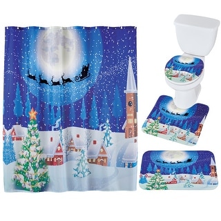 Starry Night 4-Piece Festive Bathroom Set - Bed Bath & Beyond - 41511905