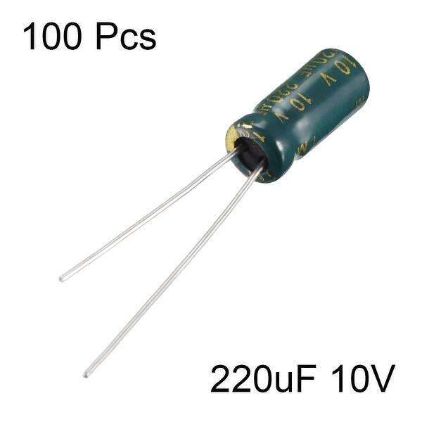 AL Radial Electrolytic Capacitor Low ESR 220uF 10V 5 x 11mm 100pcs ...