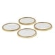 Reed And Barton Roseland Coasters, Set of 4 - 4" Round - Bed Bath ...
