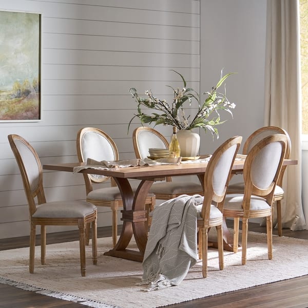 Derring 7 Piece Dining Set by Christopher Knight Home - Bed Bath ...