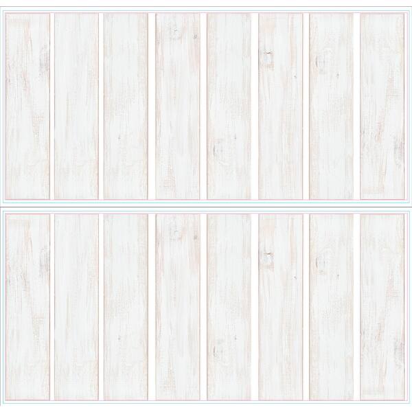 RoomMates Light Blue Shiplap Wood Plank Giant Wall Decals - Bed Bath ...
