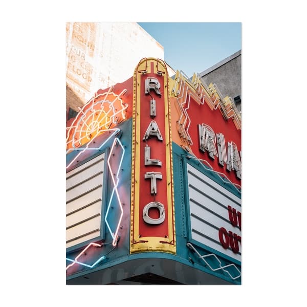 Los Angeles California Rialto Theater DTLA 01 Signs Art Print/Poster ...