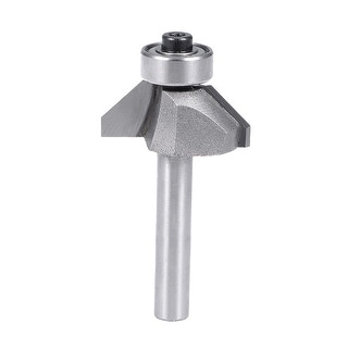 Chamfer Router Bit 1/4 Shank 3/8" Dia 45 Degree High Carbon Steel w ...