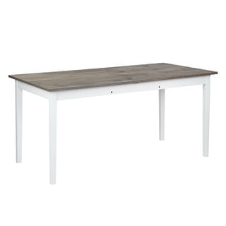 Traditional Solid Wood Rectangular Extending Dining Table - Bed Bath & Beyond - 36373189