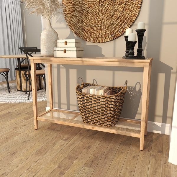 Slim industrial console table store