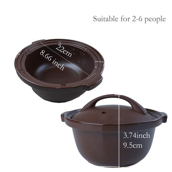 3L Electric Clay Pot Slow Cooker for Claypot Rice and Casserole ...