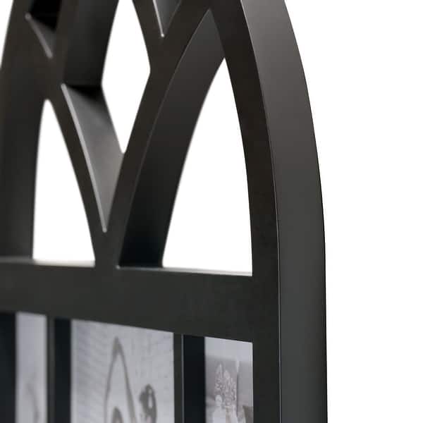 Black Arched Window Pane Collage Wall Picture Frame Holds - Bed Bath ...