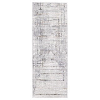 Ridley Abstract Gray/ Blue Area Rug - On Sale - Bed Bath & Beyond ...