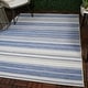 Alexie Coastal Stripes Indoor/ Outdoor Area Rug - Bed Bath & Beyond ...