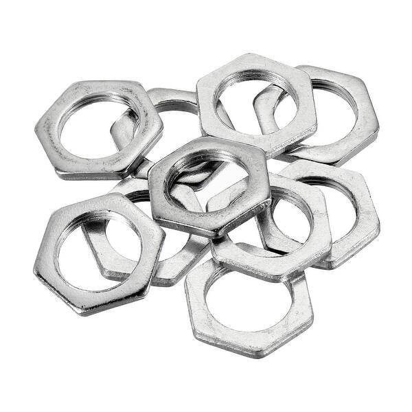10pcs M16x1.0 Steel Hex Nuts Hardware Nuts Screw Bolt Fasteners 3mm ...