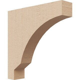 Series 1 Thin Moab Rough Cedar Woodgrain TimberThane Corbel, Primed Tan ...