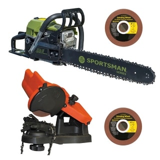 Gas Chain Saw Kit with Sharpener and Grinding Plates - Bed Bath ...