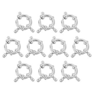 Spring Ring Clasps, Stainless Steel Round Close Spring Ring Clasps ...