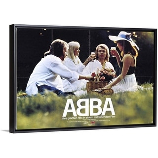"Abba The Movie (1979)" Black Float Frame Canvas Art - Bed Bath ...