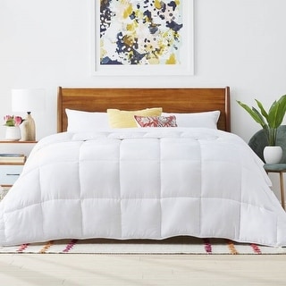 Cozy All Seasons Plush White Polyester Down Alternative Comforter - Bed ...