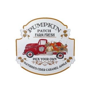 Metal Pumpkin Patch Farm Fresh Sign - Bed Bath & Beyond - 36113018