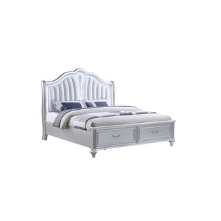 Mystic Queen Bed Silver - Bed Bath & Beyond - 42952572