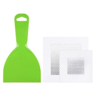 4-inch Putty Knife 2" & 4" Self-Adhesive Aluminum Wall Repair Patch ...