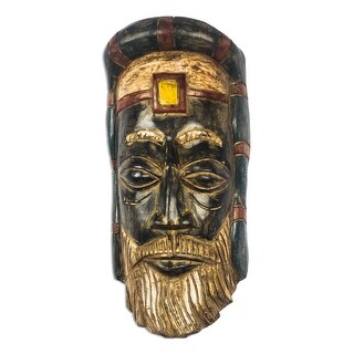 Novica Handmade Roman Priest African Wood Mask - Bed Bath & Beyond ...