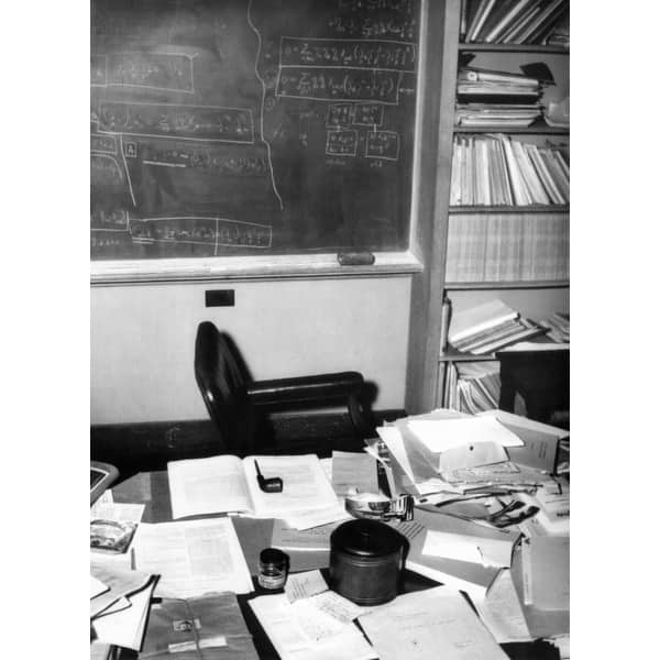 Albert EinsteinS Study At The Institute For Advance Study At Princeton ...