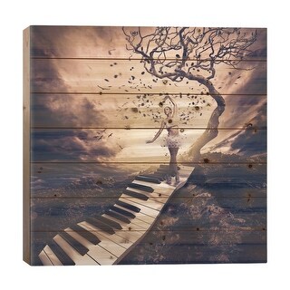 Rhapsody Print On Wood by Jackson Carvalho - Multi-Color - Bed Bath ...
